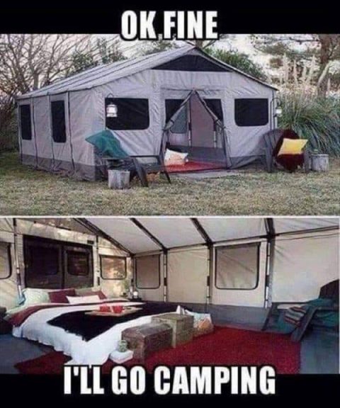 35 Funny Camping Memes That Make Us Laugh Out Loud - Peanuts or Pretzels